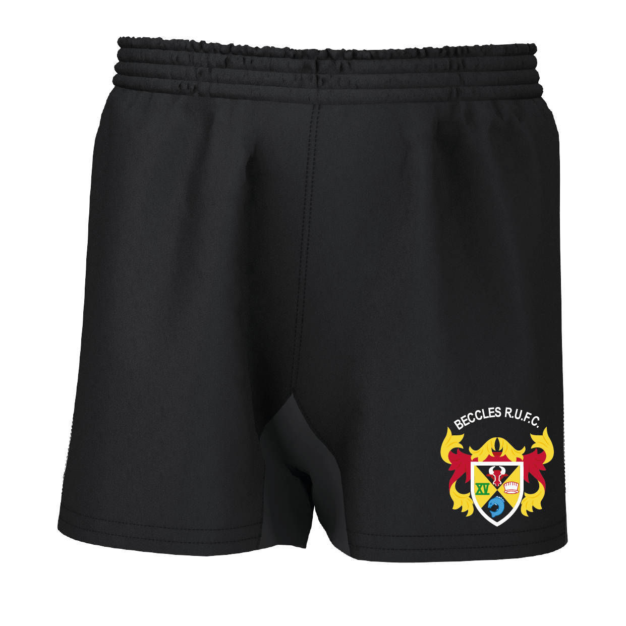 Beccles RUFC - Pro Rugby Shorts - Black - Kit Factory