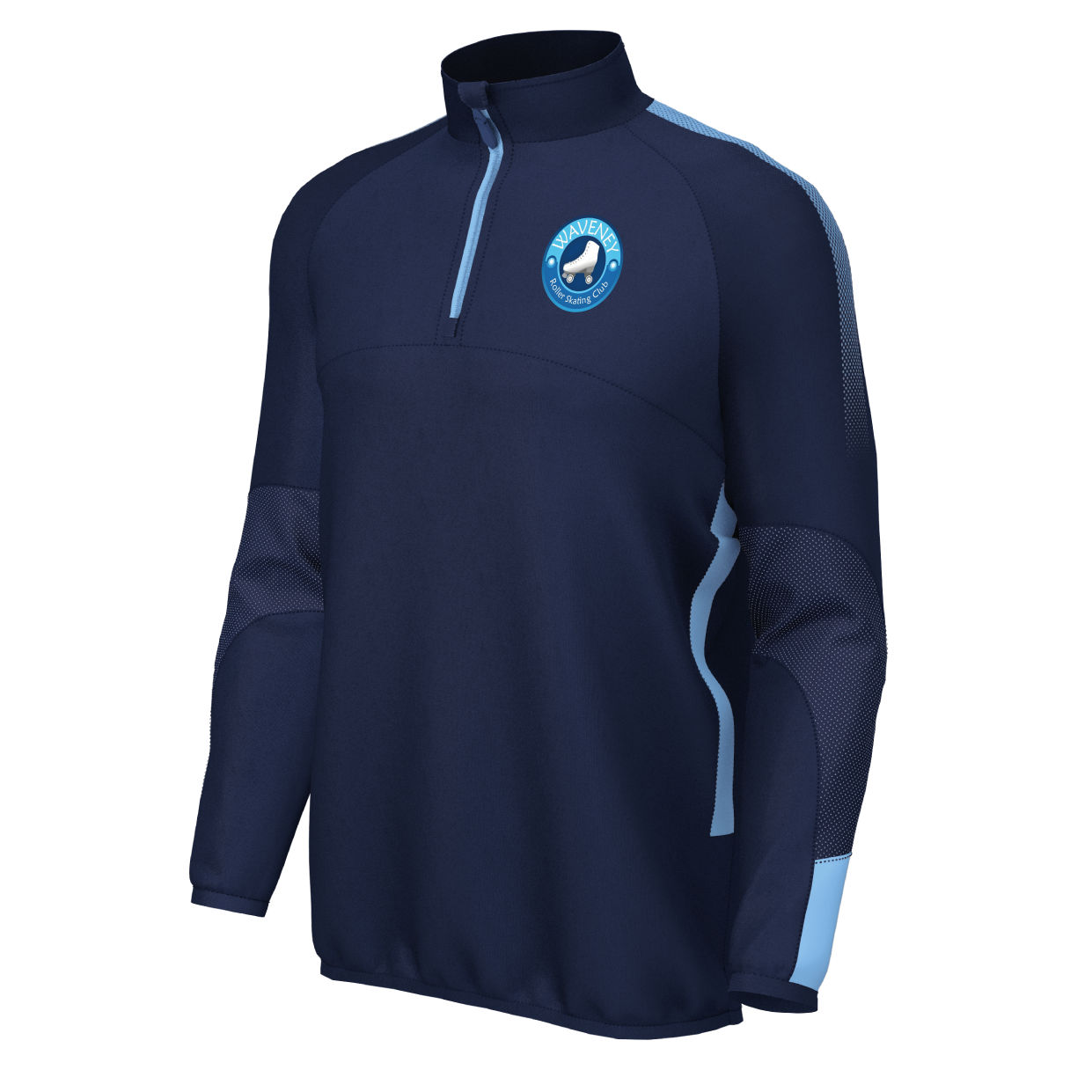 Waveney Roller Skating Club - EDGE Midlayer - Navy/Sky - Kit Factory