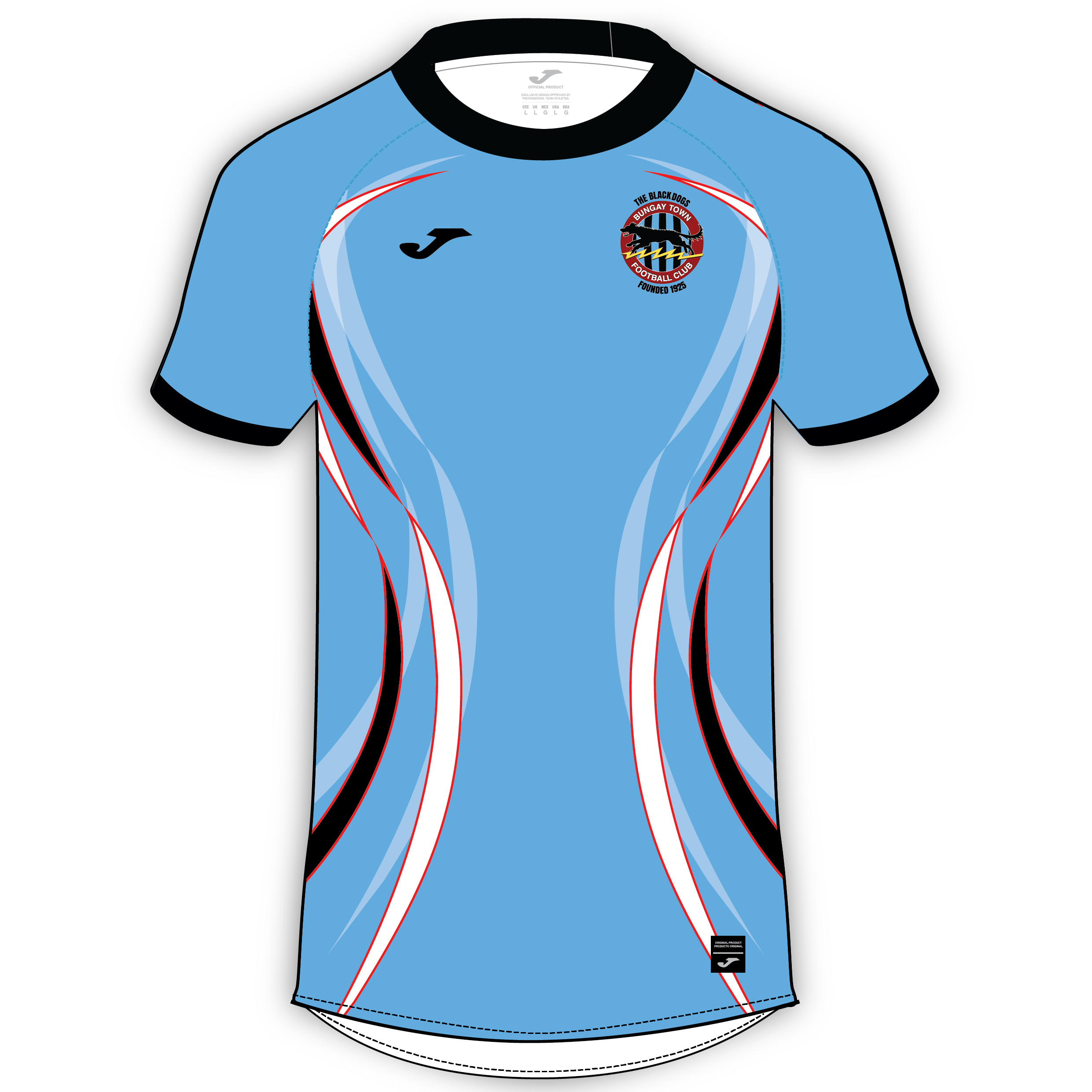 Bungay Town FC - Joma Home Shirt - Sky Blue - Kit Factory