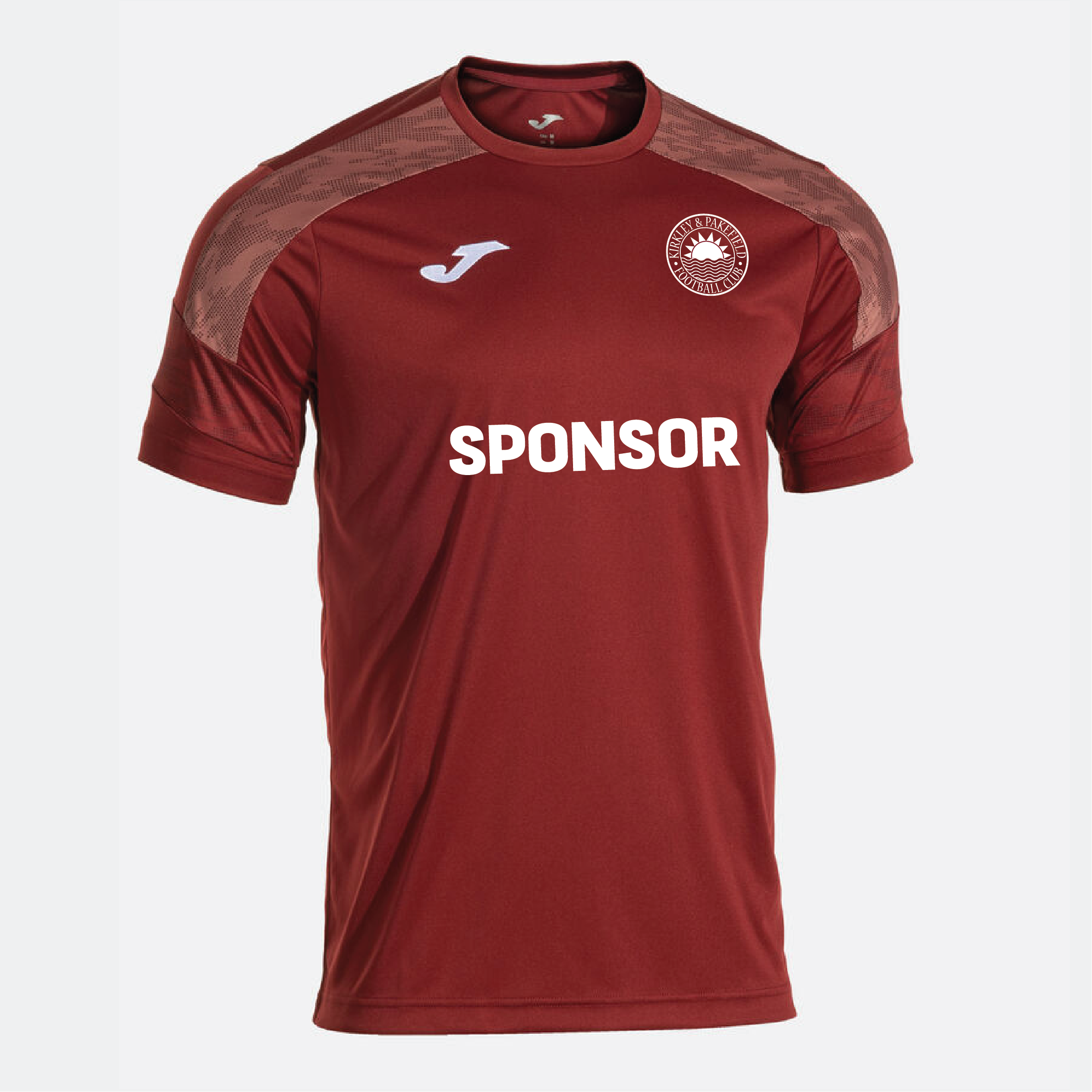 Kirkley & Pakefield FC - Joma Championship VIII Away Shirt - Burgundy ...